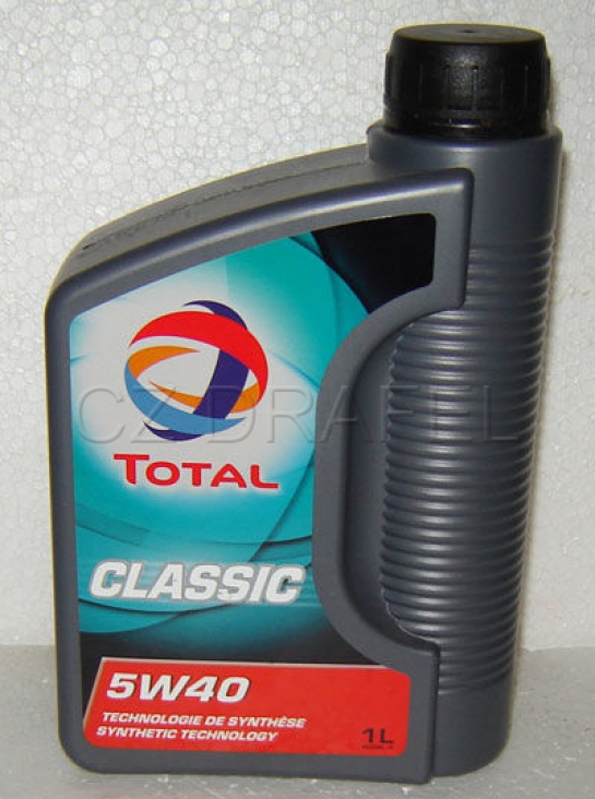 olej 5W40 TOTAL 1 litr - NÁHRADNÍ DÍLY Chevrolet, KIA, Hyundai, Daewoo ...